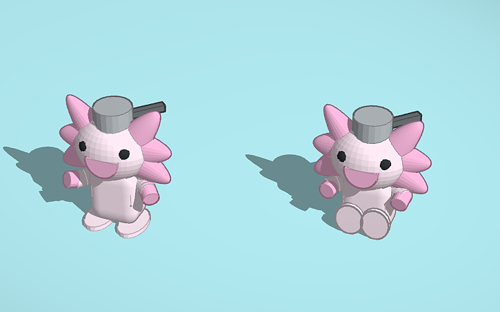 3D design Me (AKA WAFFLE) - Tinkercad