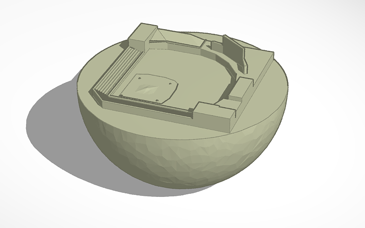 3D design BASEBALL - Tinkercad