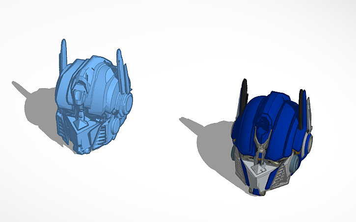 3D design Copy of Optimus Prime head - Tinkercad