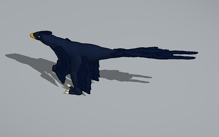 3D design Microraptor Gui - Tinkercad