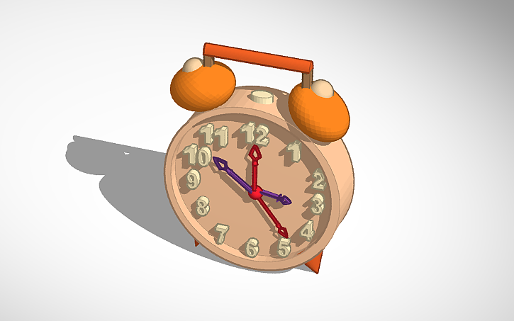3D design Alarm Clock By Geraldine Operario - Tinkercad