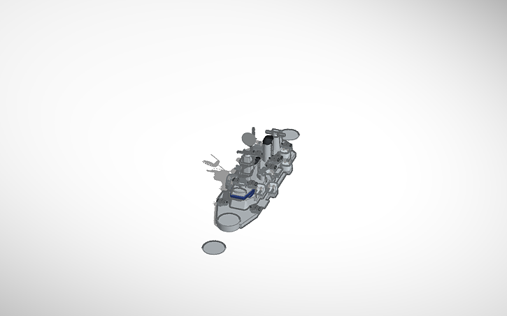 3D design Iowa Style Superstructure - Tinkercad