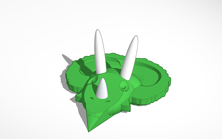 3D design 3D Triceratops Skull - Tinkercad