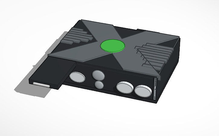 3D design Original Xbox - Tinkercad
