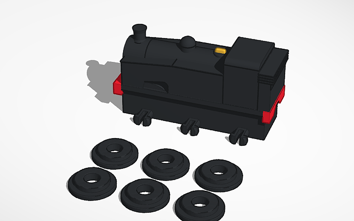 3D design LNER J50 (wooden engine) - Tinkercad