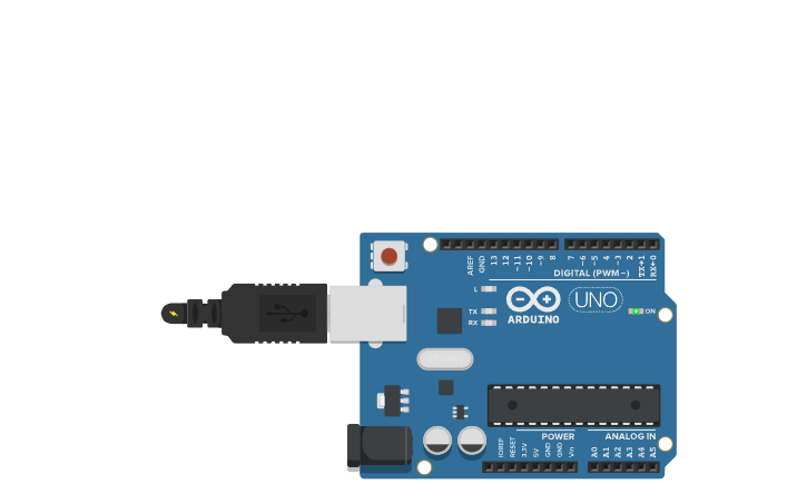 Circuit design Messages at serial monitor - Tinkercad