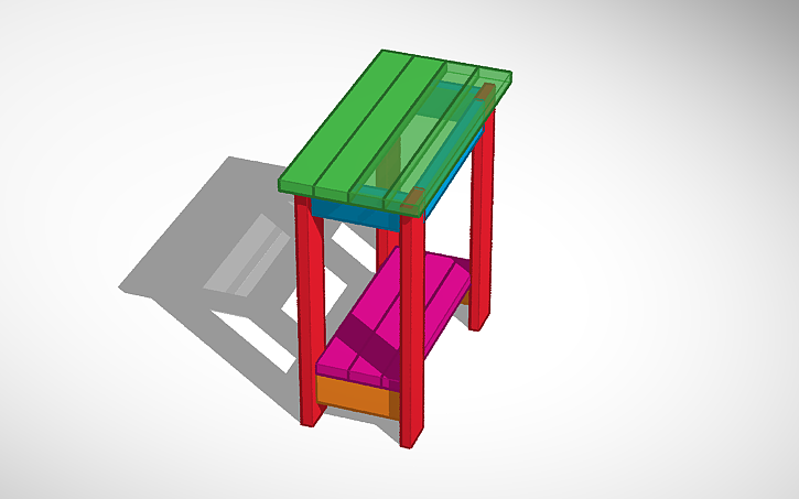 3D design End Tables - Tinkercad