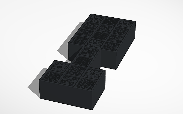3D design Ur Game Board - Tinkercad