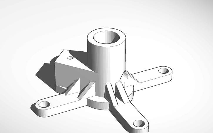 3D design 1" SharkBite Arch Base - Tinkercad