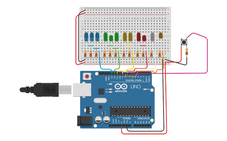 Circuit design tap 3 - Tinkercad