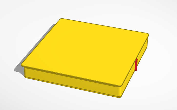 3D design storage box - Tinkercad