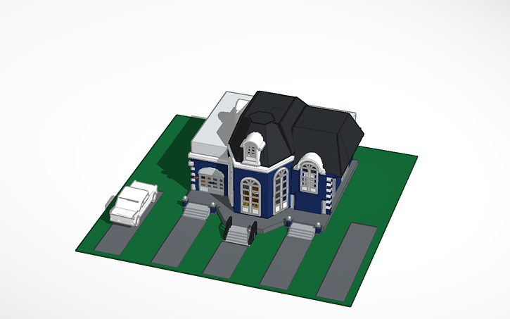 3D design Mansión - Tinkercad