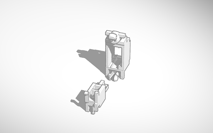 3D design Cherry MX Stabilizers - Tinkercad