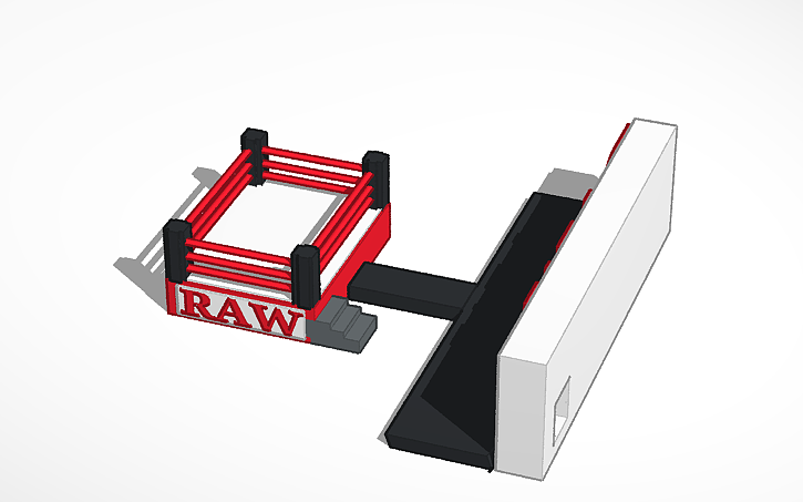 3D design Raw stage - Tinkercad