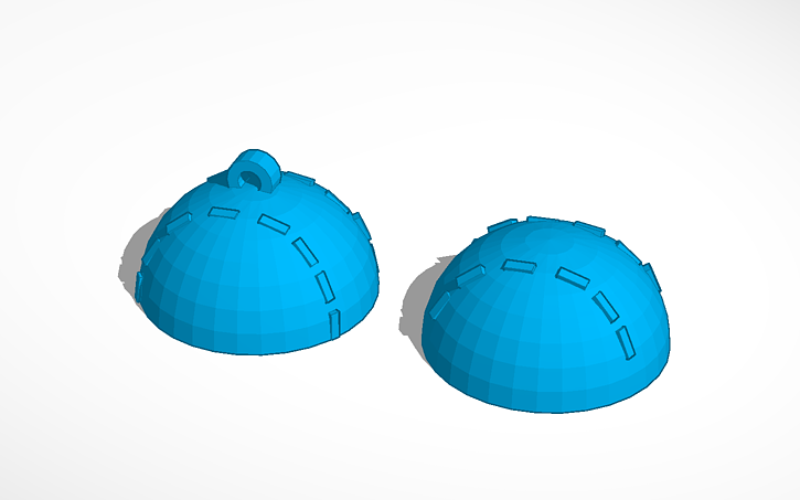 3D design Baseball Keychain - Tinkercad