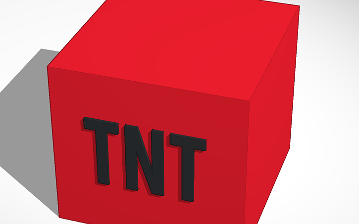 3D design TNT - Tinkercad