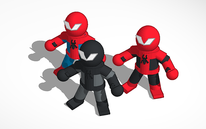 3D design Spider Man Symbiote, Classic, And Far From Home - Tinkercad