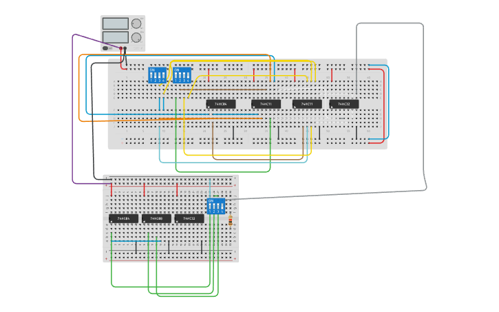 Circuit design register - Tinkercad