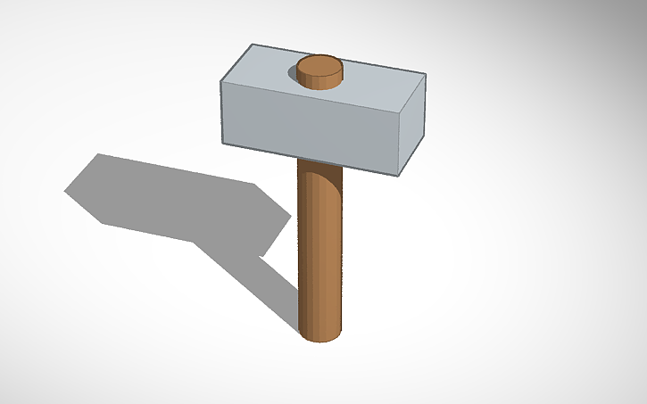 3D design The Hammer - Tinkercad