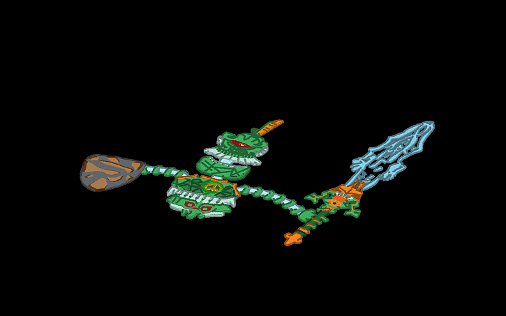 3D design TOTK Soldier construct art - Tinkercad
