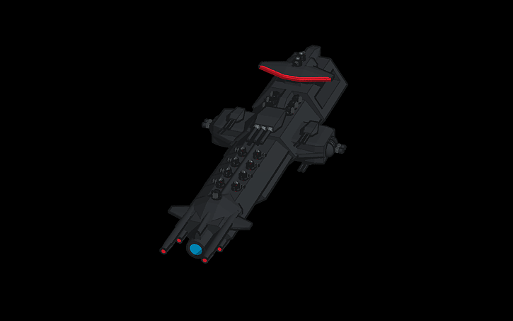 3D design Onslaught-class light frigate - Tinkercad