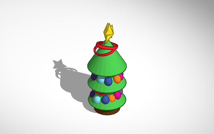 3D design Christmas Tree - Tinkercad