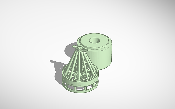 3D design 1/64 scale Houston, TX swangas (7.4mm dia.) - Tinkercad