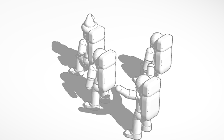 3D design astronaut - Tinkercad