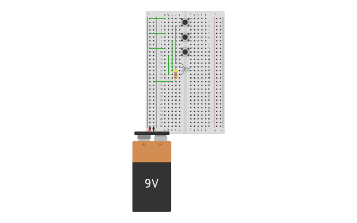 Circuit design Introducing the Breadboard - Tinkercad