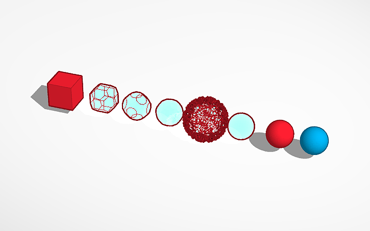 3D design The box’s path to turning into a sphere! - Tinkercad