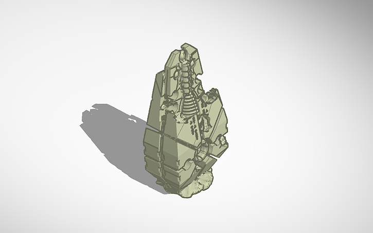 3D design Objective marker - Tinkercad