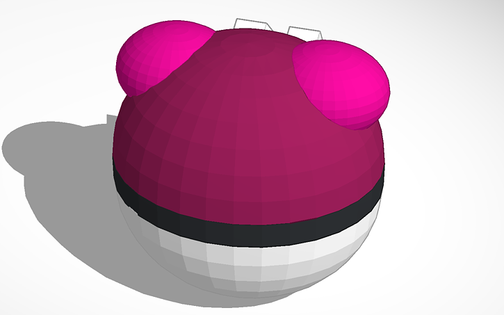 3D design MEWTWO'S MASTER BALL - Tinkercad