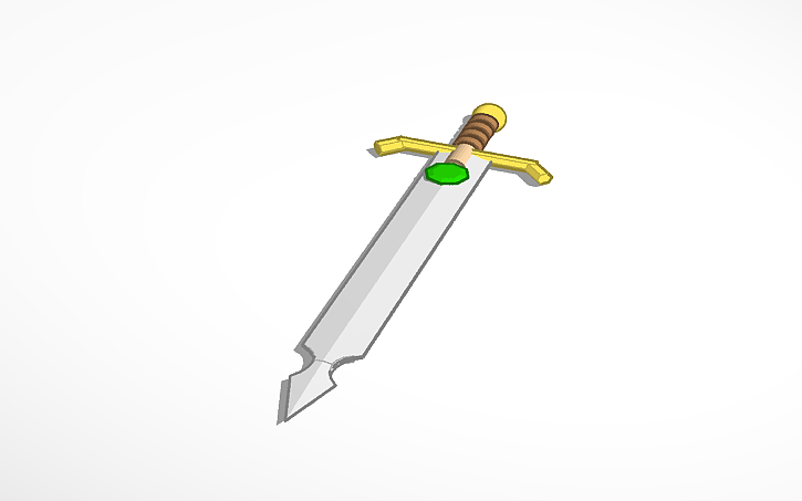 3D design Sword - Tinkercad