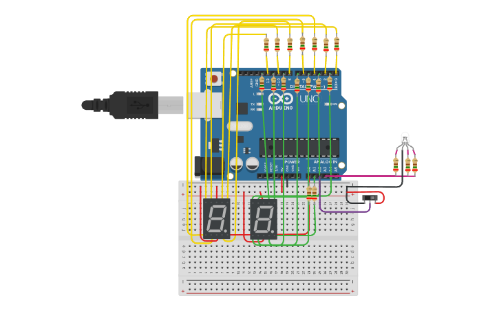 Circuit design 892_Practical 2 - Tinkercad