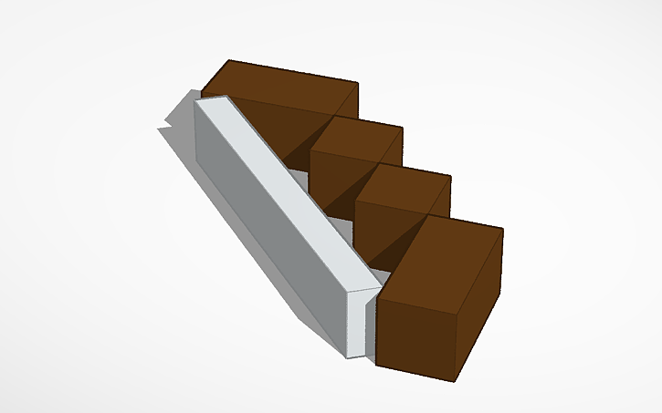 3D design Minecraft bow - Tinkercad