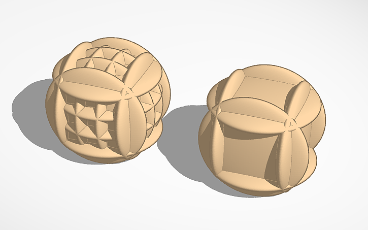 3D design Waffle boxes - Tinkercad