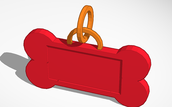 3D design Dog collar (hangable collar) - Tinkercad