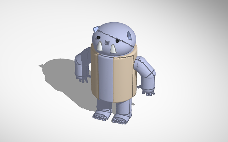 3D design My attempt at a mountain troll - Tinkercad
