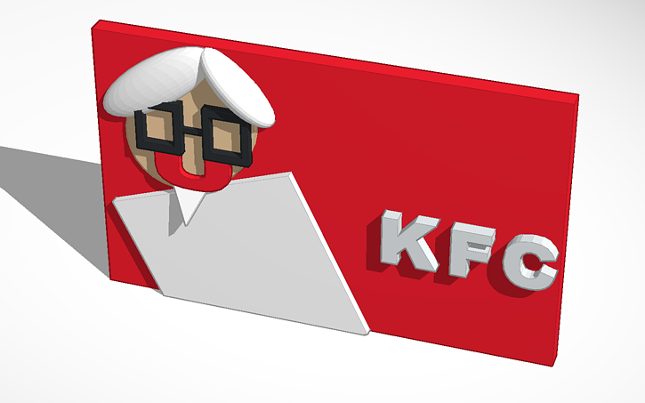 3D design The KFC Logo (Request) - Tinkercad