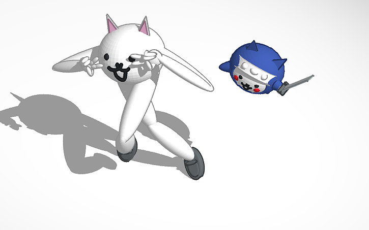 3D design Chad the Handsome Cat - Tinkercad