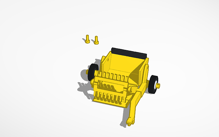 3D design Degelman rock picker - Tinkercad
