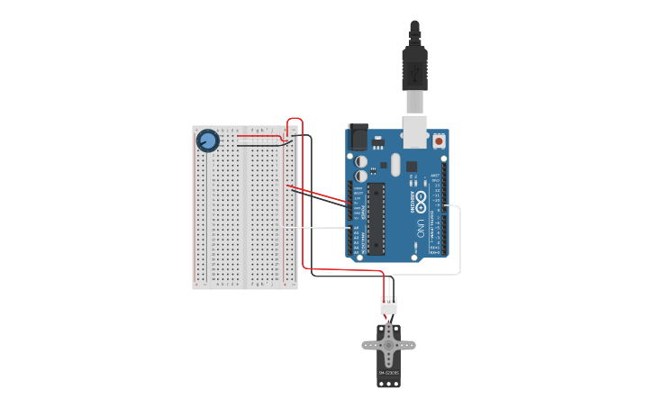 Circuit design Arduino - Tinkercad