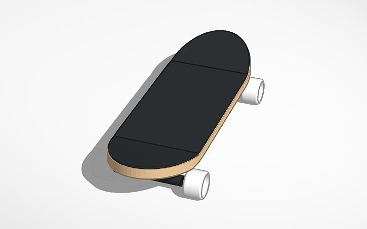 3D design Skateboard-Acquisti-3A - Tinkercad