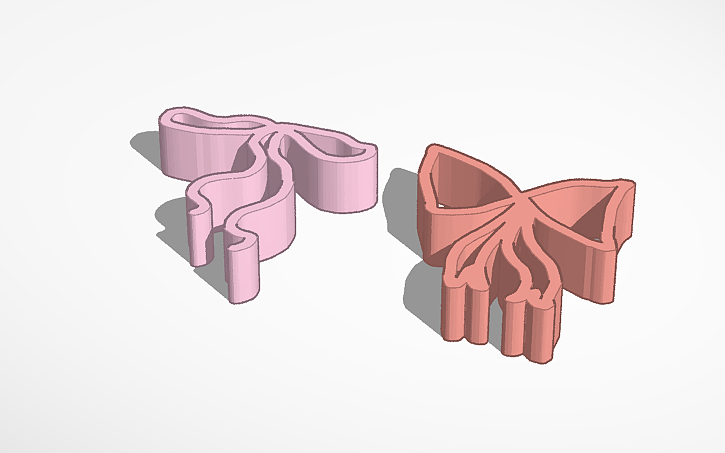 3D design Some bows - Tinkercad