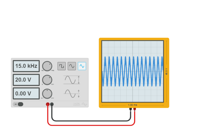 Circuit design Triangle Waveform - Tinkercad
