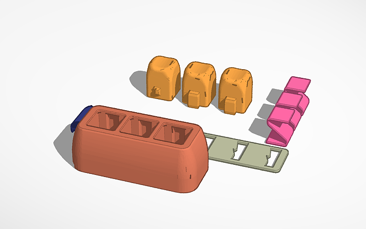 3D design 3D printed fidget - Tinkercad