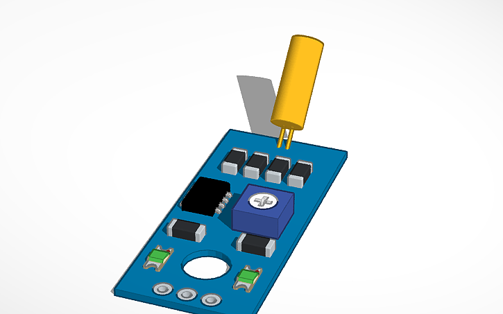 3D design tilt sensor sw520d - Tinkercad