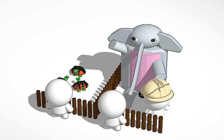 3D design animals - Tinkercad