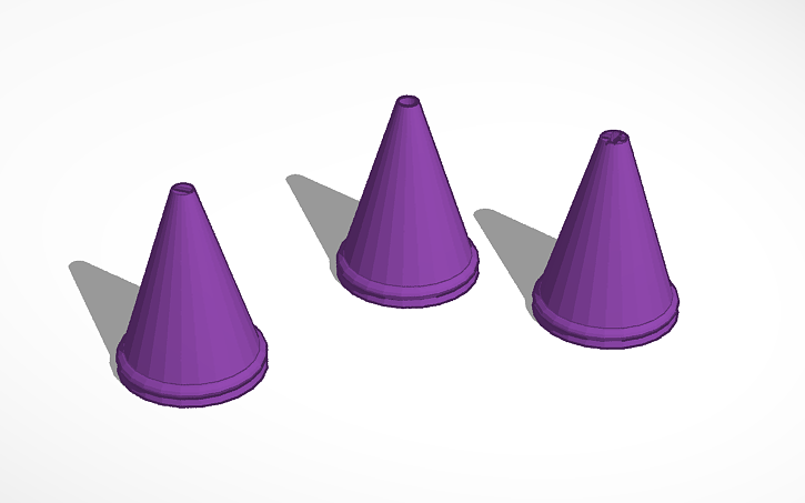 3D design Icing Bag Decorating Tips - Tinkercad