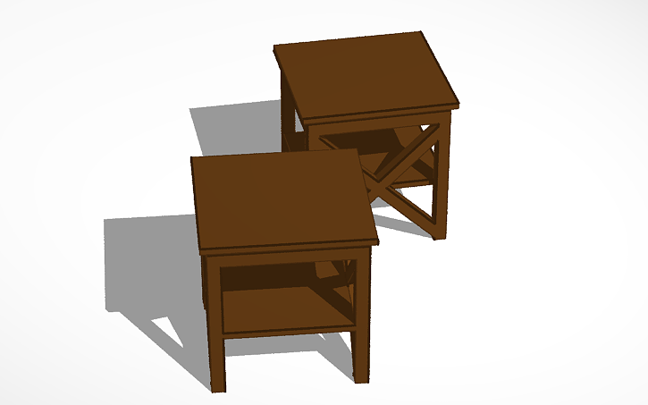 3D design End Tables - Tinkercad